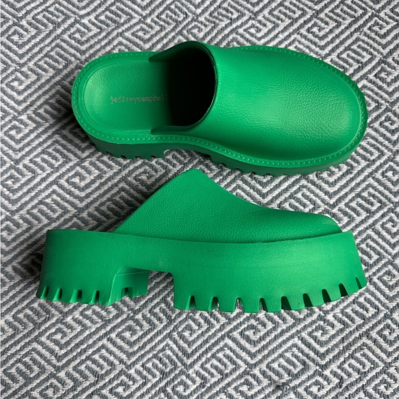 Jeffrey Campbell | Shoes | Jeffrey Campbell Vibrant Green Platform ...